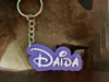 Daida's name keychain - Free 3D Print Model - MakerWorld
