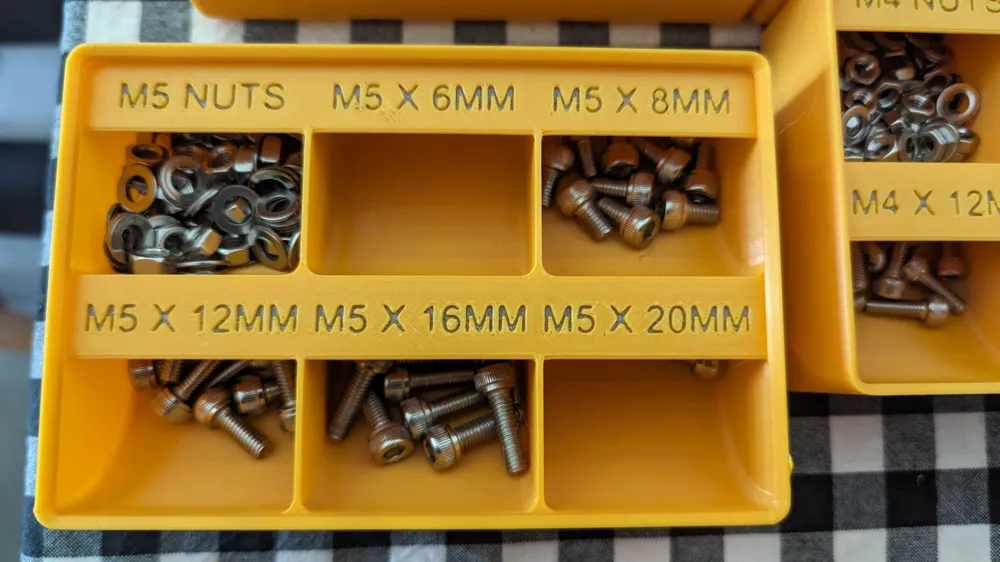 Gridfinity M2, M3, M4 and M5 Screw and Heated Insert Holders by teh ...