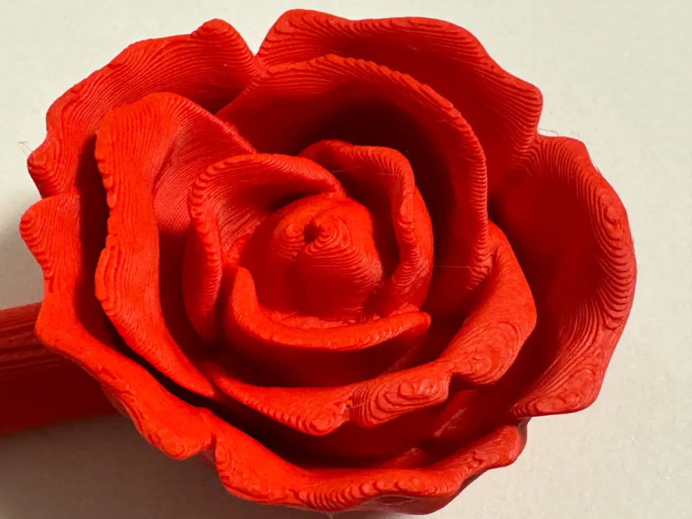 3D Heart and Rose Valentines Hair Pin by Paulies Prints MakerWorld ...