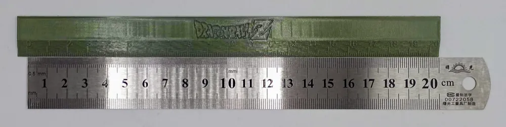 Dragonball Z - 20 cm ruler by Savo222 - MakerWorld