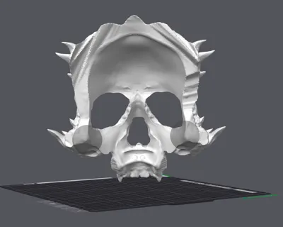 Creepy Skull Mask modified for a better fit. Remixed by Nik@Night ...