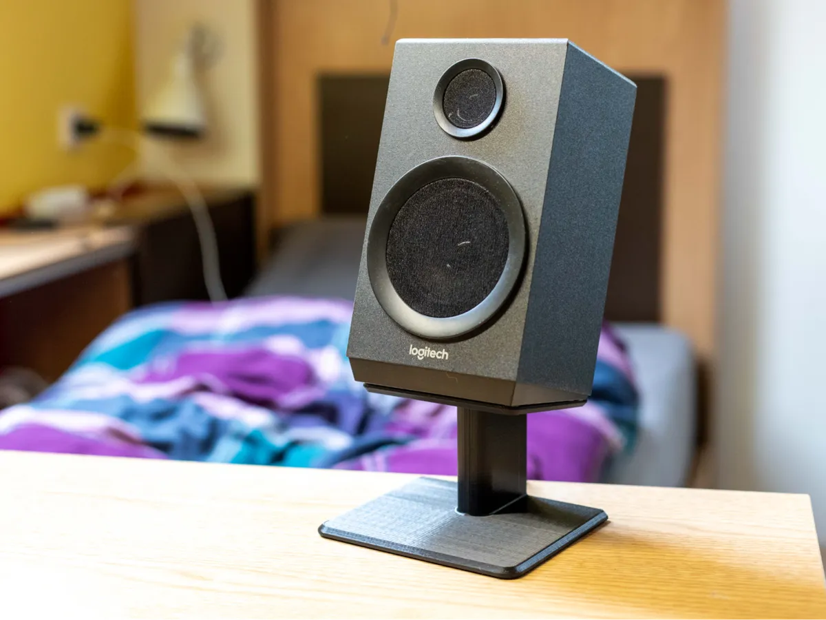 Desk speaker stand - Free 3D Print Model - MakerWorld