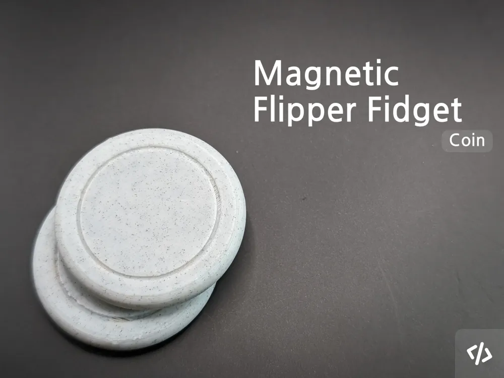 Coin Flipper Fidget - Free 3D Print Model - MakerWorld