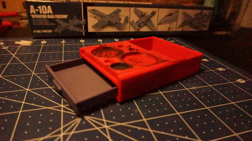 3Dプリント モジュラー塗装ドック Gridfinity互換 - 無料3Dモデル -MakerWorld