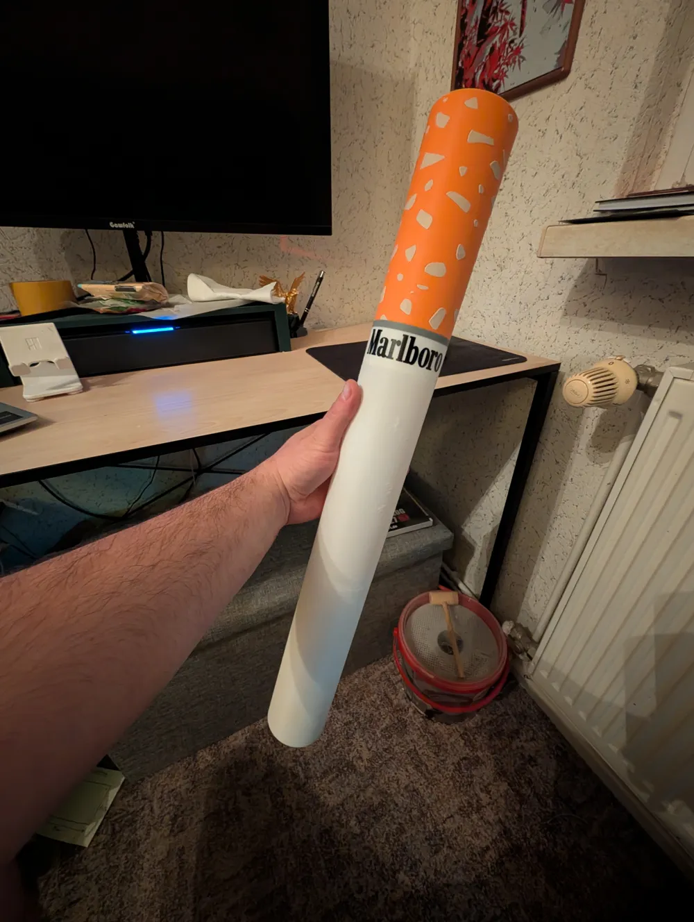 Cigarette LED Lamp 60 cm - Free 3D Print Model - MakerWorld