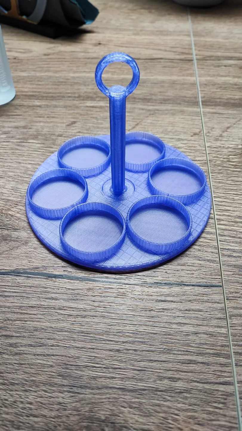 Shot glass rotating Holder Tray carousel by daniel.rynduch - MakerWorld