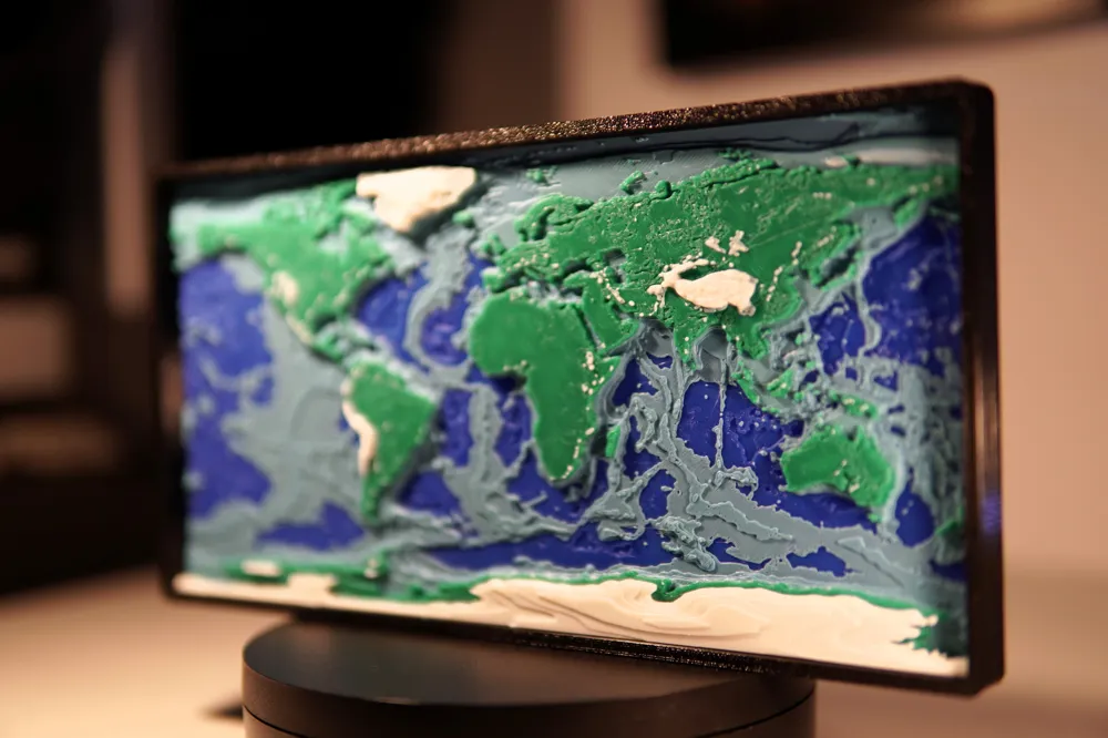 Layered Earth Map - Bathymetry and Topography by theStonefox MakerWorld ...