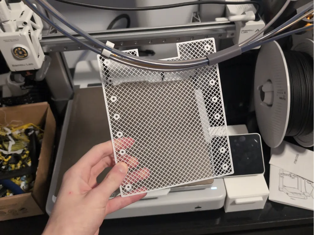 Perforated Panels with Cable Gap Remixed by Json Cameron - MakerWorld