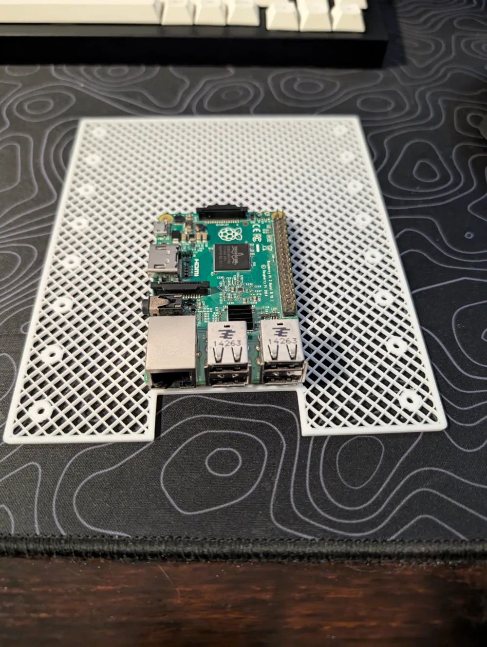 Perforated Panels with Cable Gap Remixed by Json Cameron - MakerWorld