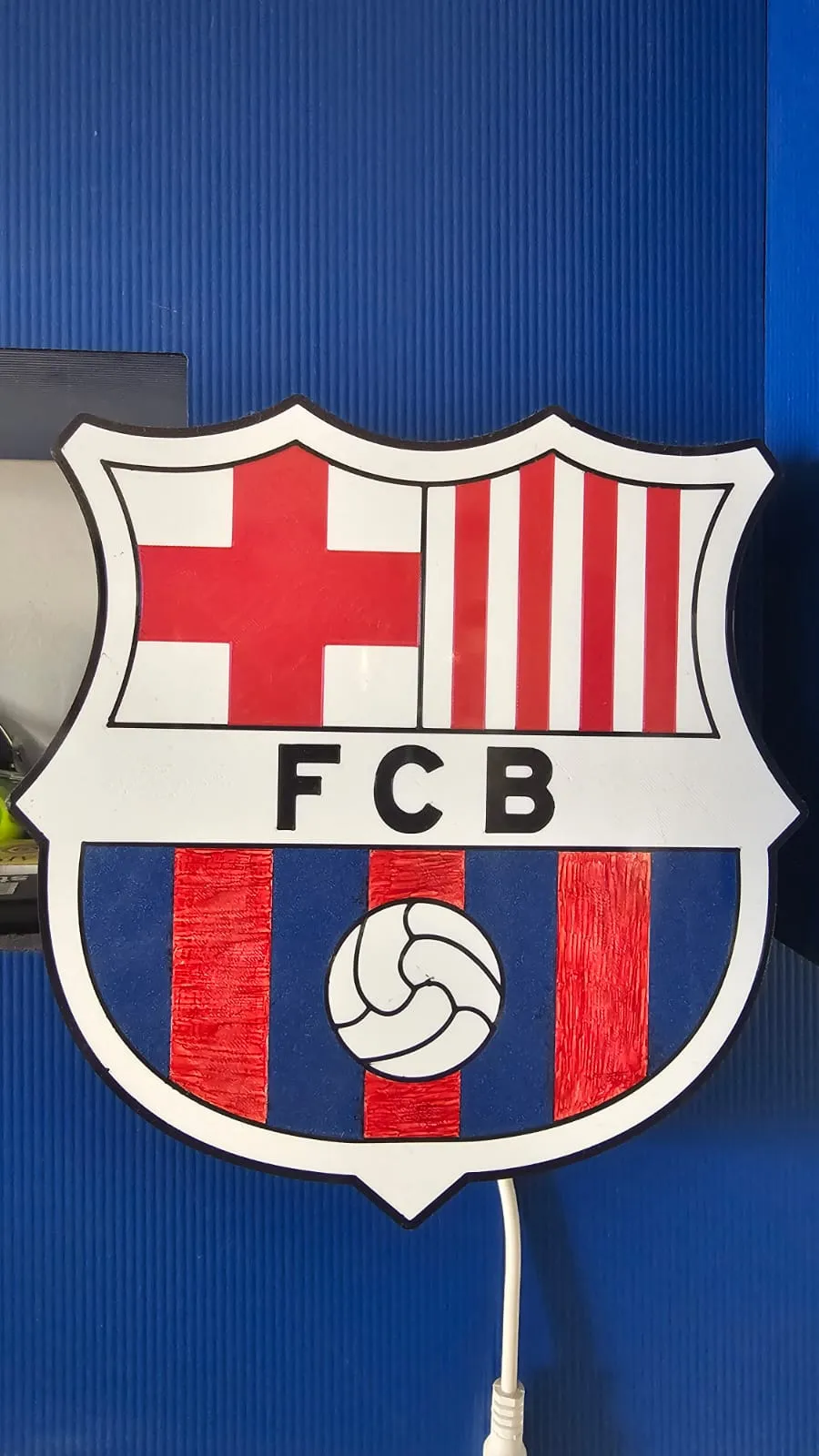 Barcelona Logo Lightbox - Free 3D Print Model - MakerWorld