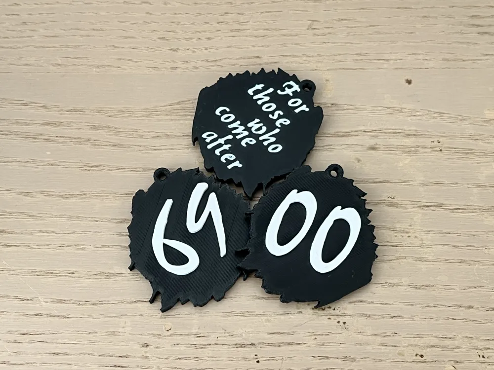 Clair Obscur Expedition 33 Brushstroke Keychain - Free 3D Print Model ...