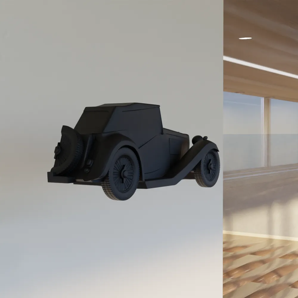 MG T-Type Retro Sportscar Wall Art - Side View - Free 3D Print Model ...