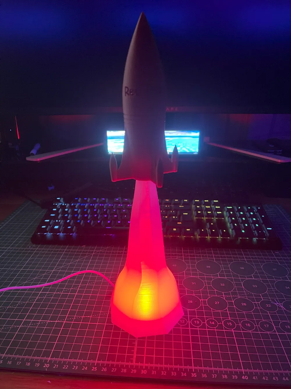 Fallout 4 - Red rocket night lamp by AlexMiller MakerWorld: Download ...