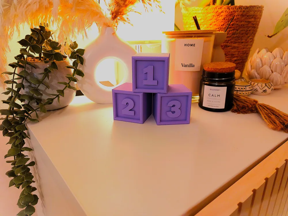 Number Baby Blocks - Free 3D Print Model - MakerWorld