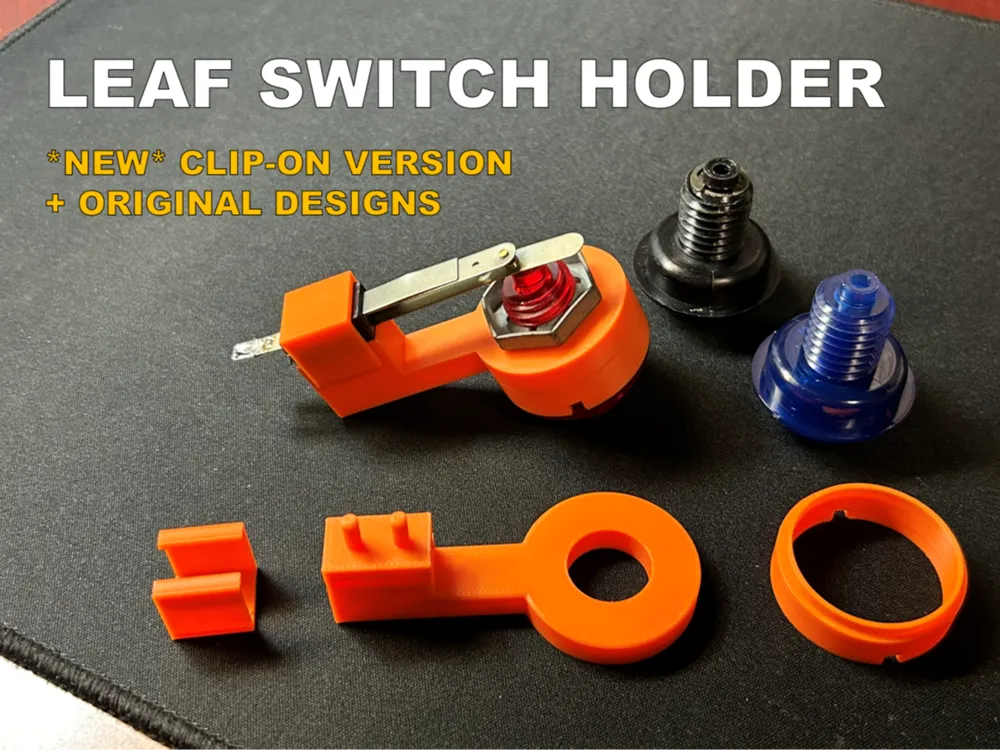 Arcade Leaf Switch Button Holder - Updated Version - Free 3D Print ...