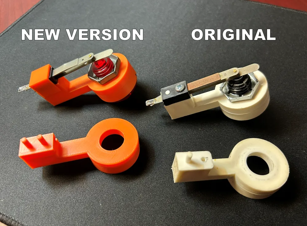 Arcade Leaf Switch Button Holder - Updated Version - Free 3D Print ...