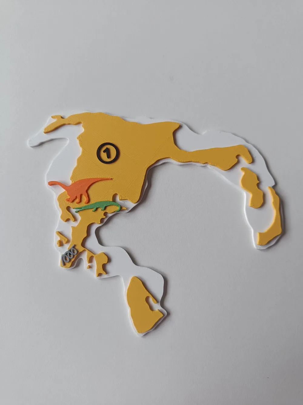Pangea Puzzle | Plate Tectonics - Free 3D Print Model - MakerWorld