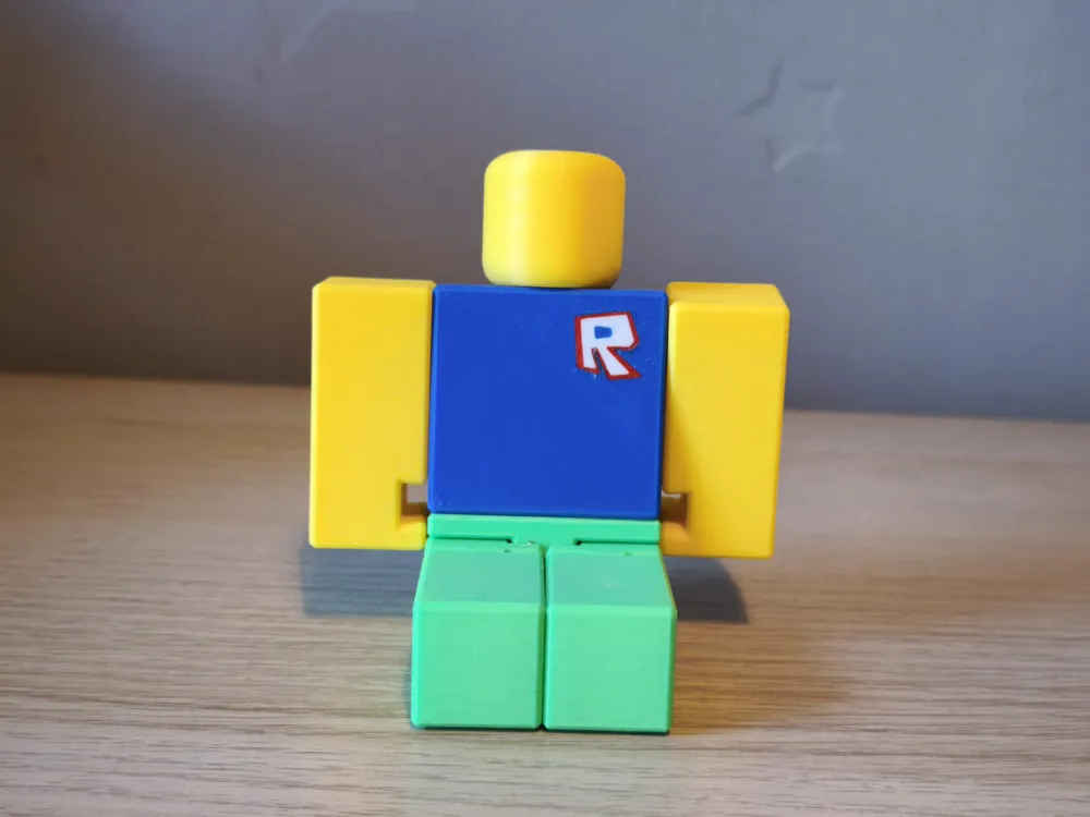 Roblox Noob V2 – Support-Free - Free 3D Print Model - MakerWorld