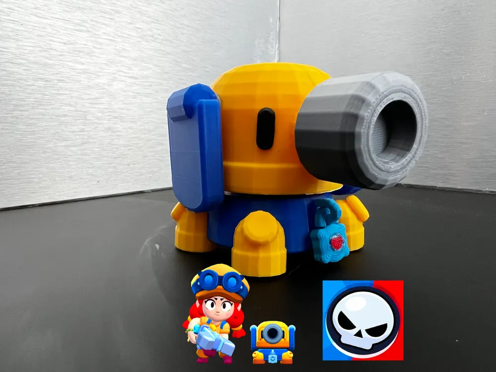 Brawl Stars Jessie turret by Razerxb360 MakerWorld: Download Free 3D Models