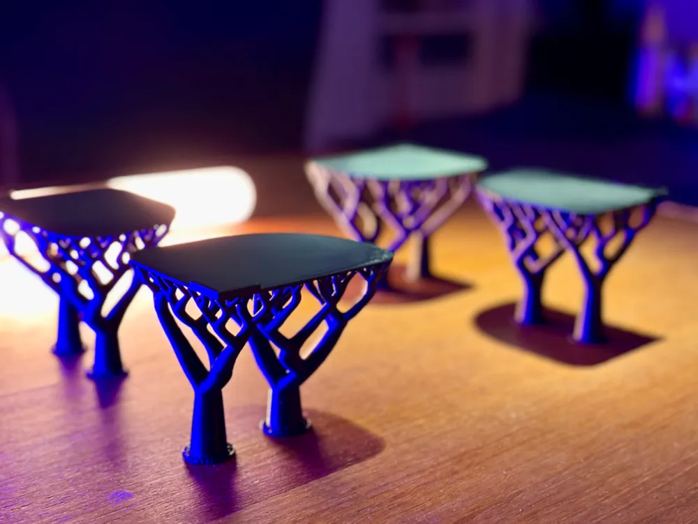 Dark Bambu Organic Tree Support Riser by Anish1976 - MakerWorld