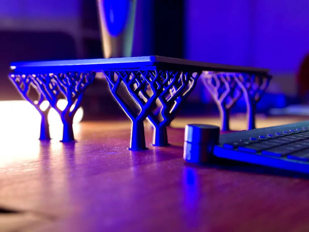 Dark Bambu Organic Tree Support Riser by Anish1976 - MakerWorld