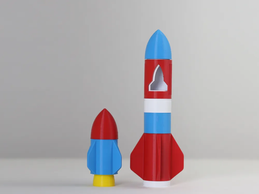 3D Print Modular Rocket by Printednest - MakerWorld