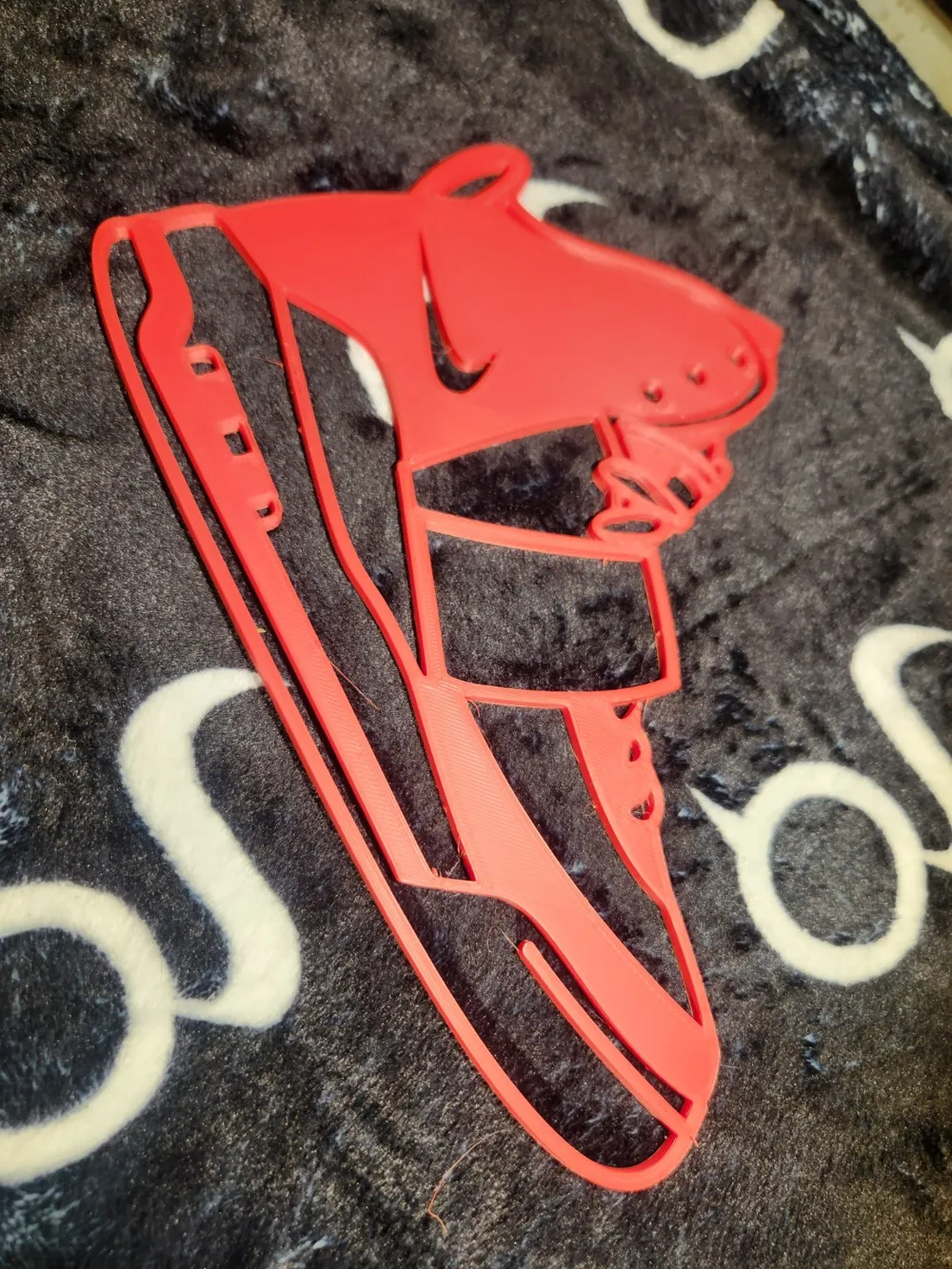 Nike Air Yeezy – Minimal Outline Wall Art - Free 3D Print Model ...