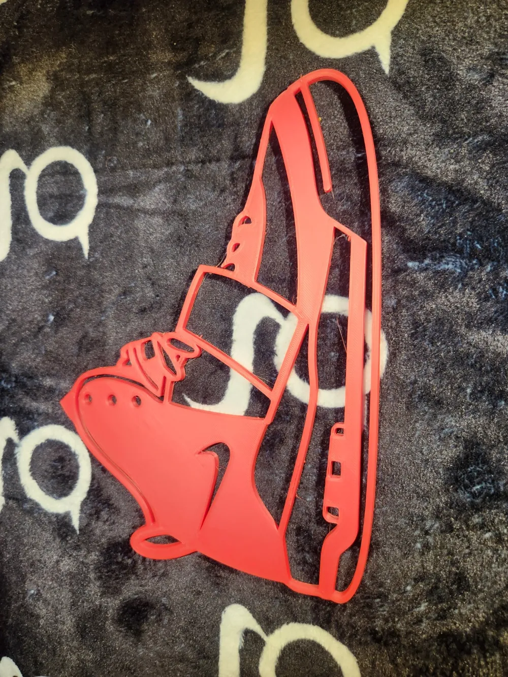 Nike Air Yeezy – Minimal Outline Wall Art - Free 3D Print Model ...