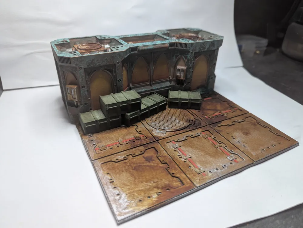 Columns Wall Hive City Prefab - Free 3D Print Model - MakerWorld