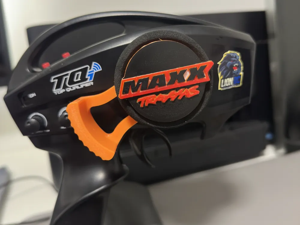 Traxxas MAXX TQI Transmitter thumb steer by Lion RC 3D Designs ...