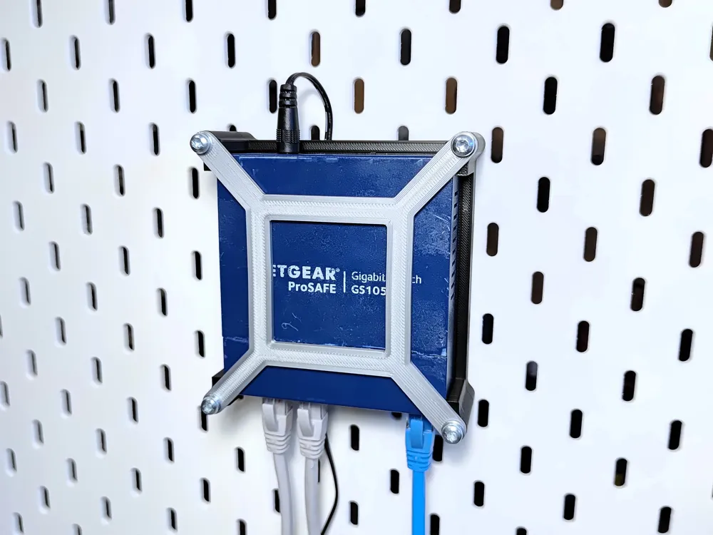 Ethernet Switch - Wand- & Skadis-Halterung – Kostenloses 3D-Druckmodell ...