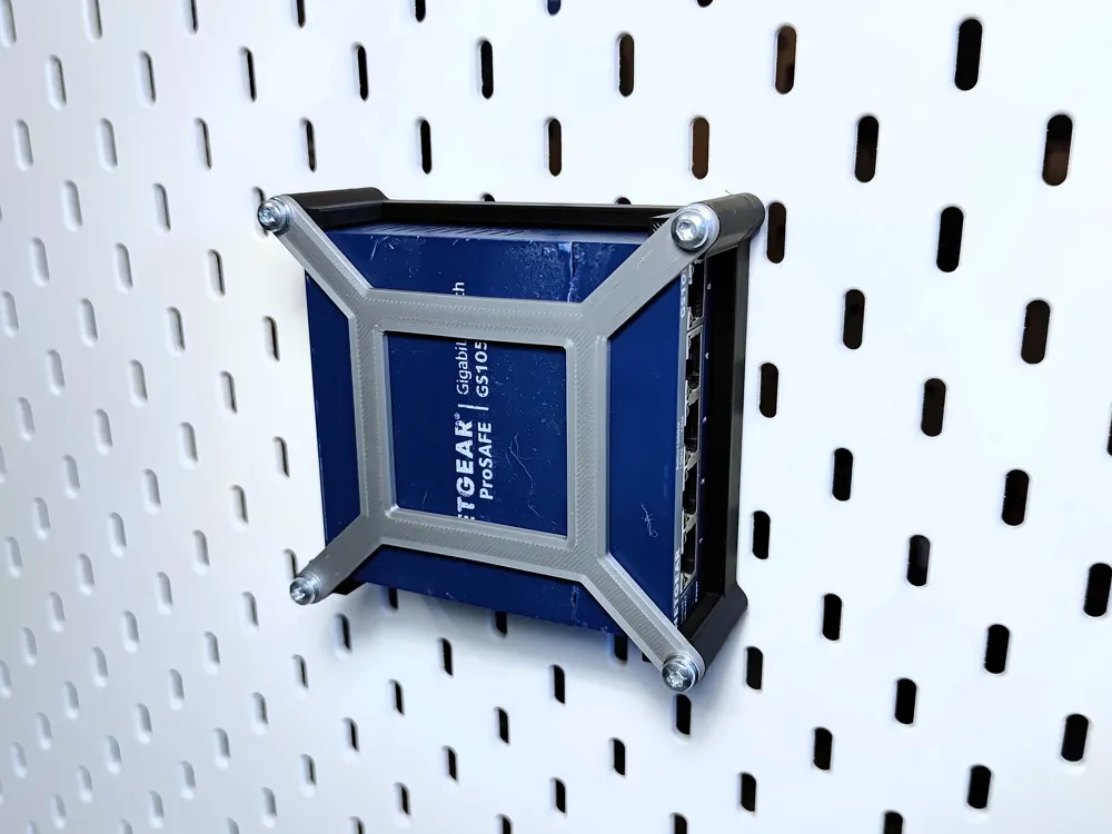 Ethernet Switch - Wand- & Skadis-Halterung – Kostenloses 3D-Druckmodell ...
