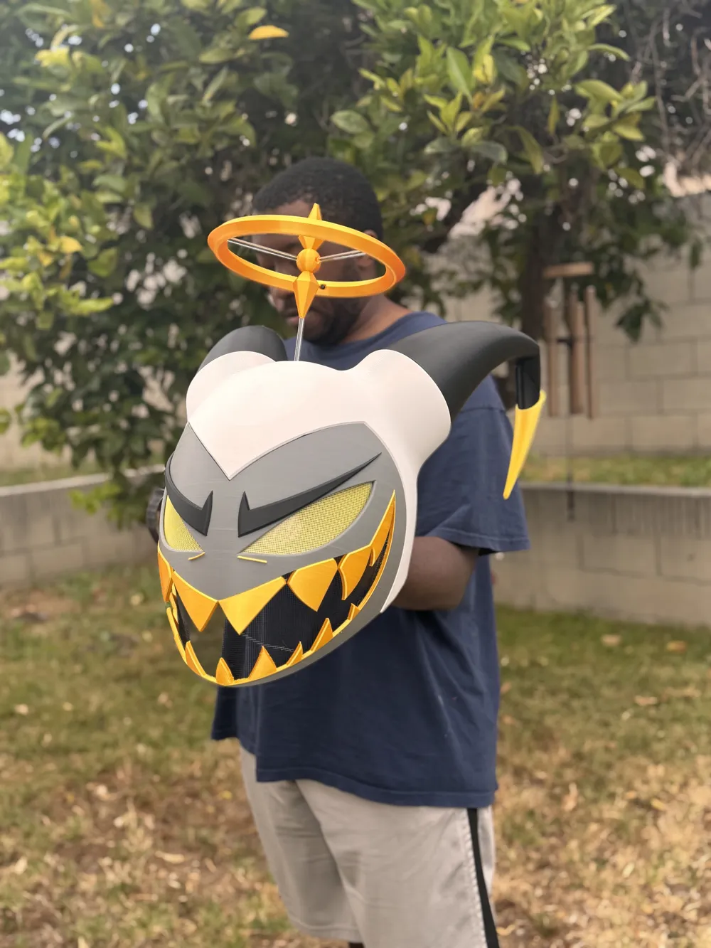 Adam's Exorcist Commander helmet From Hazbin Hotel - Free 3D Print ...