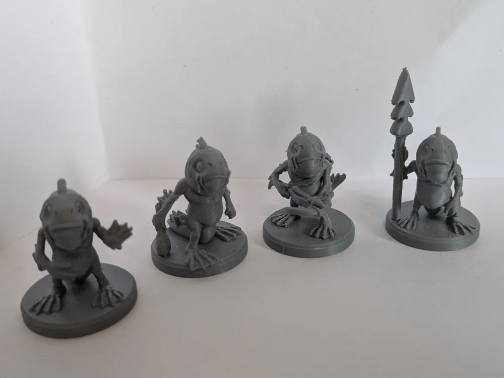 Locathah\Kuo-toa fishmen tribe Dnd miniature Remixed by Darkwing ...