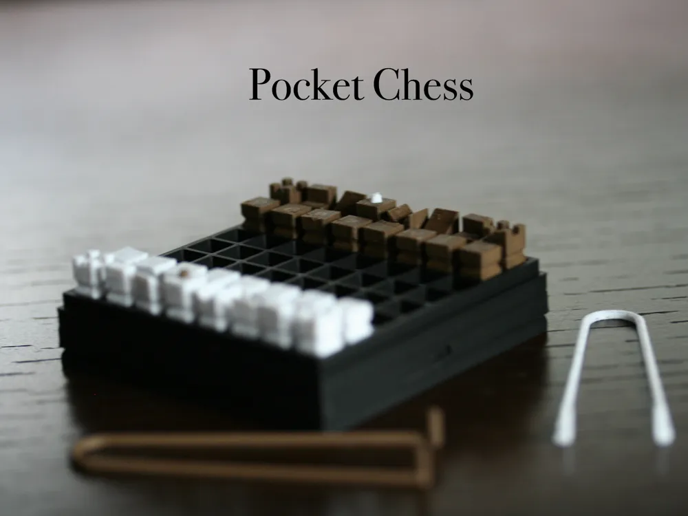 Pocket Chess - Free 3D Print Model - MakerWorld