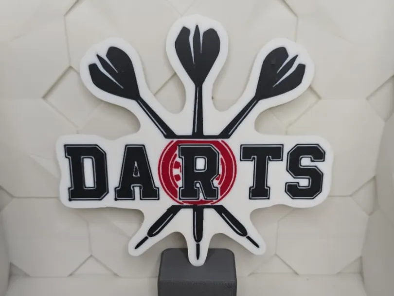 Darts Logo/Sign by Print Maker MakerWorld: Download Free 3D Models