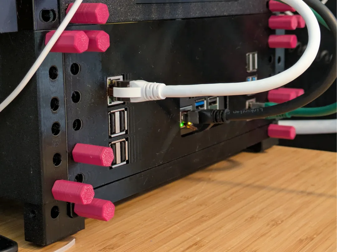 2U mount for Raspberry pi 2, 4, and 5 with case - Free 3D Print Model ...