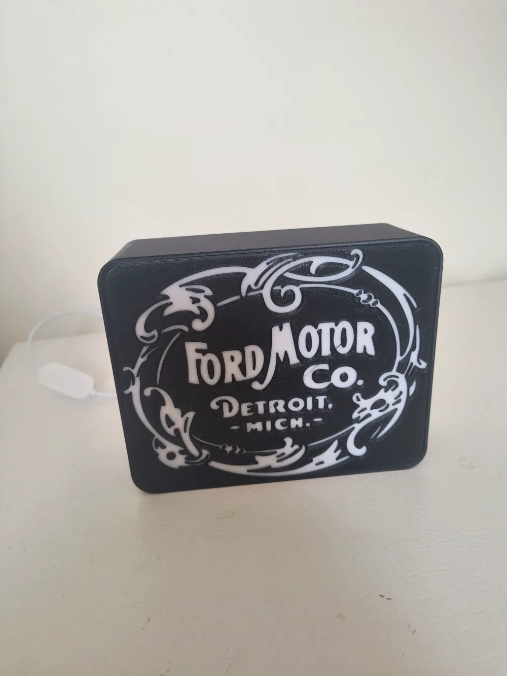 Ford vintage lightbox by NismoPower34 - MakerWorld