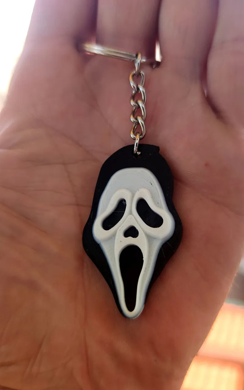Scream keychain by Jose Aranda - MakerWorld