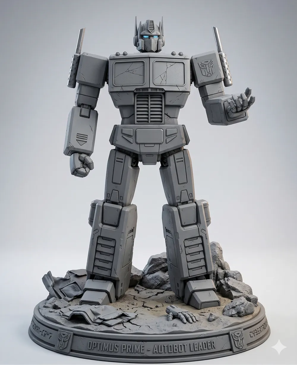 optimus prime statue - Free 3D Print Model - MakerWorld