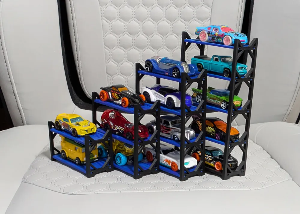 Hot Wheels display stand (5 Racks - 2 Racks) by DMurr5050 MakerWorld ...