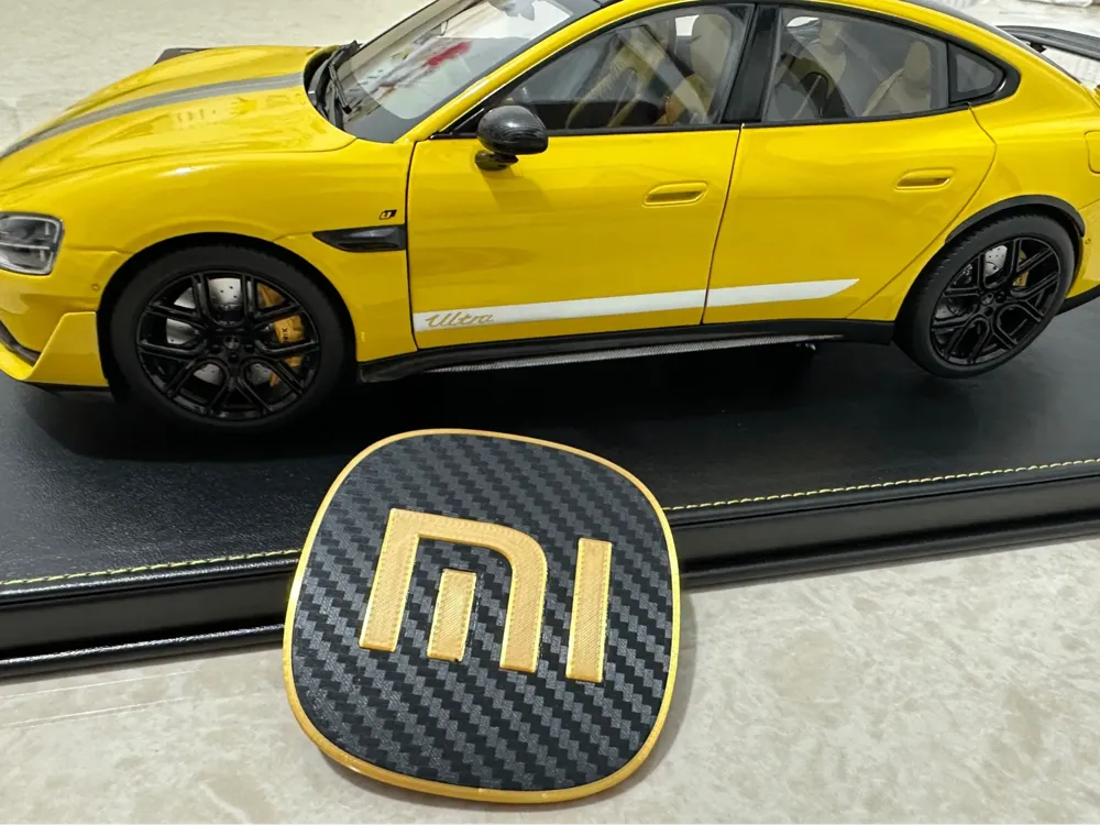 SU7 Ultra 24K Gold Carbon Fiber Emblem | Pursuing the Highest Fidelity ...