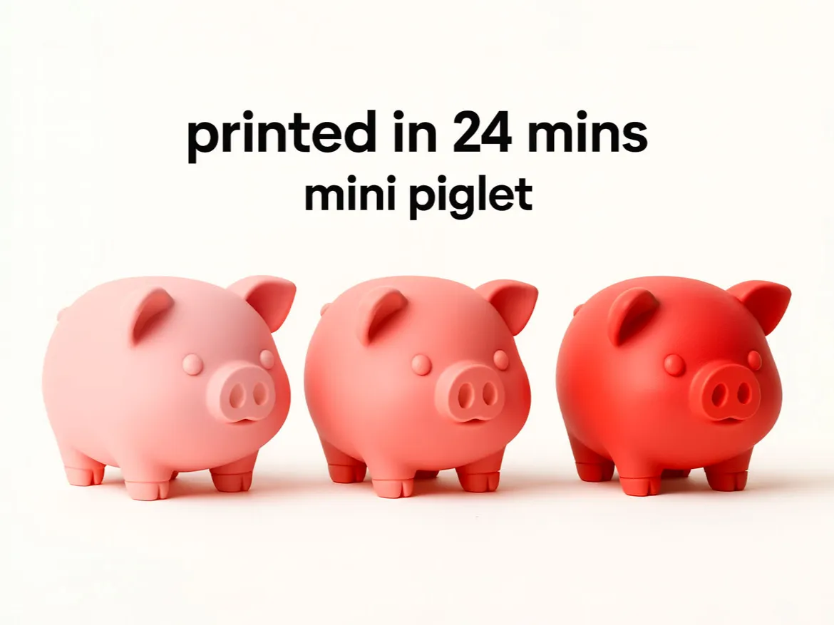 Mini Cerdito – Coleccionable de Compañero Adorable por CraftedDesigns ...