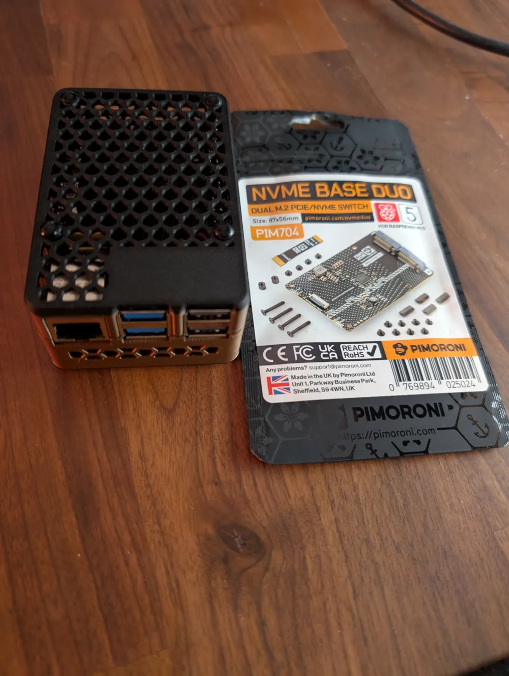 Raspberry Pi 5 Pimoroni Nvme Base Duo Bottom Case by S1apchop ...