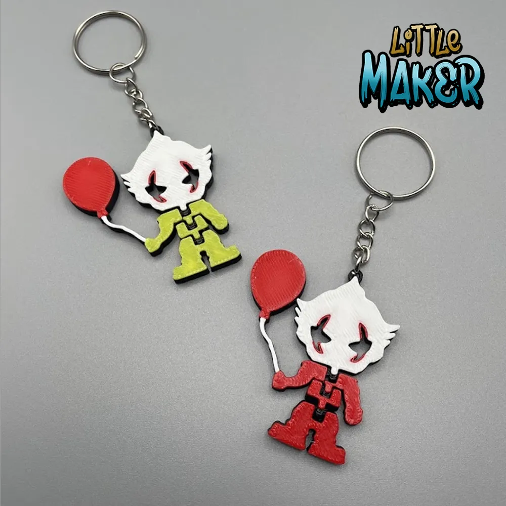 Flexi IT keychain by Little Maker MakerWorld: Download Free 3D Models