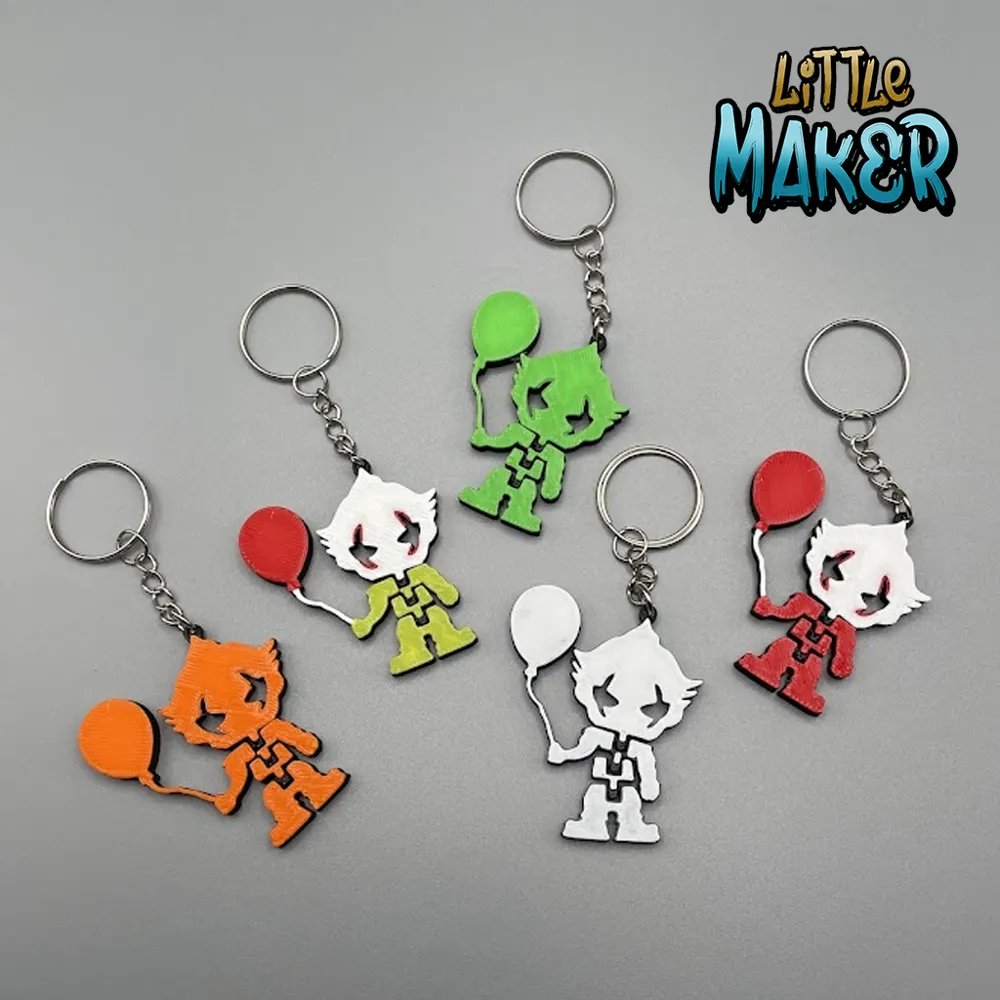 Flexi IT keychain by Little Maker MakerWorld: Download Free 3D Models