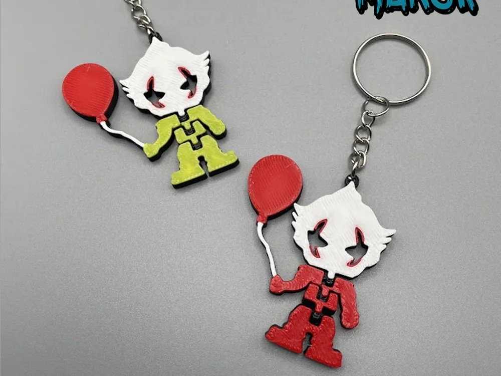 Flexi IT keychain by Little Maker - MakerWorld