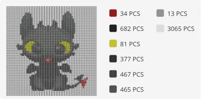 Chimuelo Pixel Art por PixelPunch MakerWorld: Descarga Modelos 3D Gratuitos