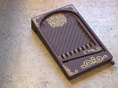 Vintage Pachinko – Ode to Retro Elegance by Renaar MakerWorld: Download ...