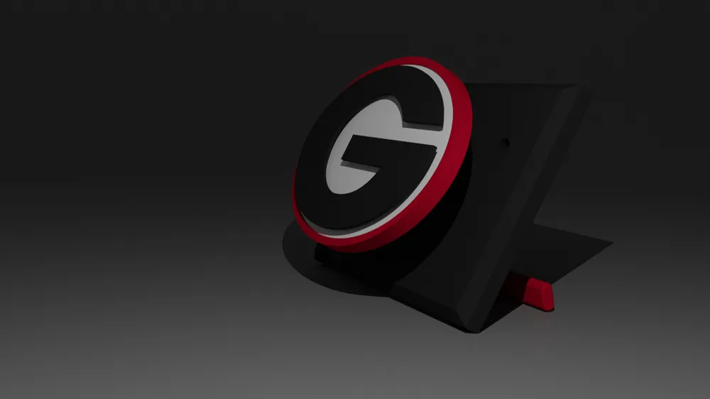 NCAA UGA Georgia Bulldogs Floating Logo Sign - Free 3D Print Model ...